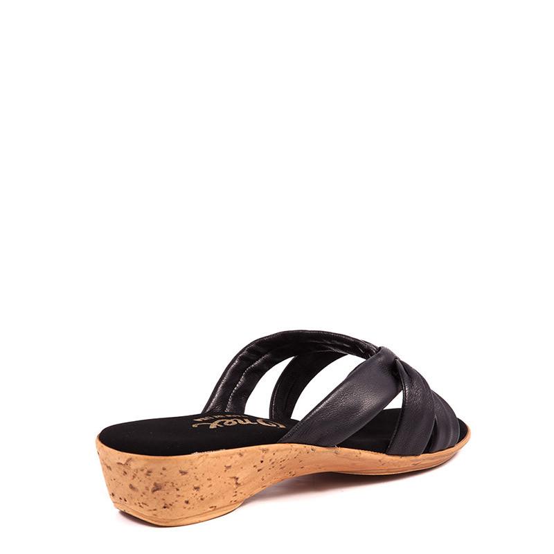 Black Comfortable Low Heel Sandals | Onex Shoes Sail | Onex Shoes