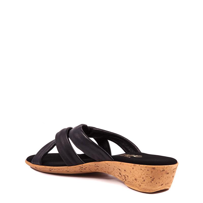 Black Comfortable Low Heel Sandals | Onex Shoes Sail | Onex Shoes