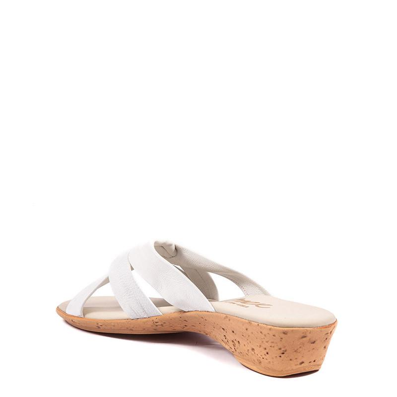 White Comfortable Low Heel Sandals | Onex Shoes Sail | Onex Shoes